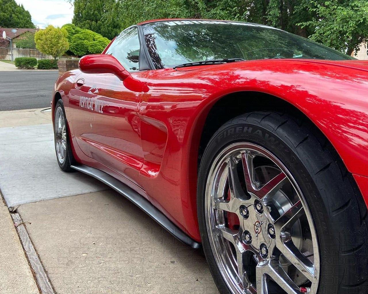 Corvette C5 Carbon Side Skirts Upgrade & Replacement – C7 Carbon