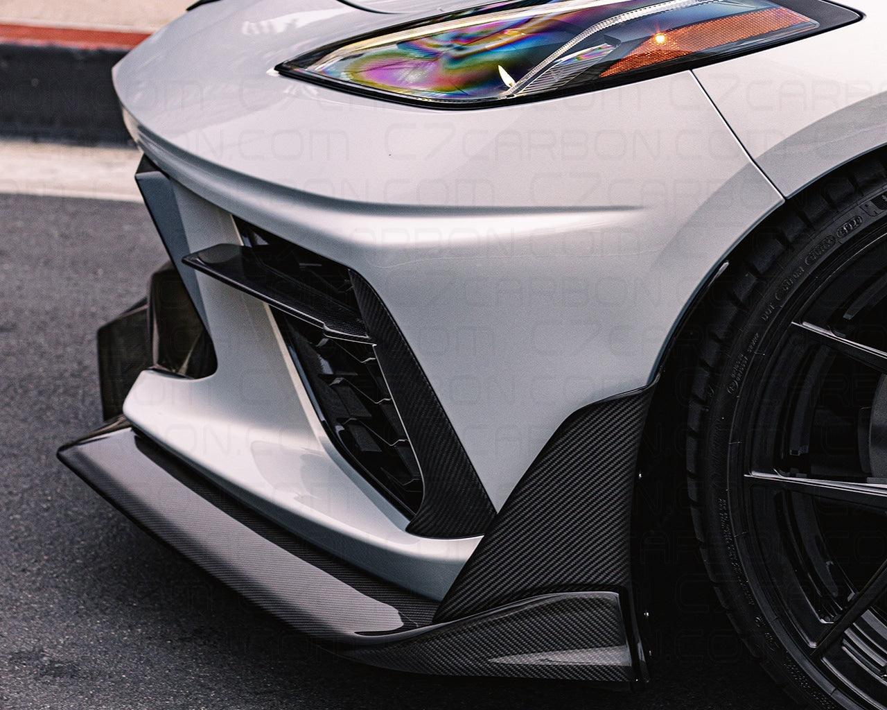 Corvette C8 Carbon Fiber Front Splitter Stage 2 – C7 Carbon
