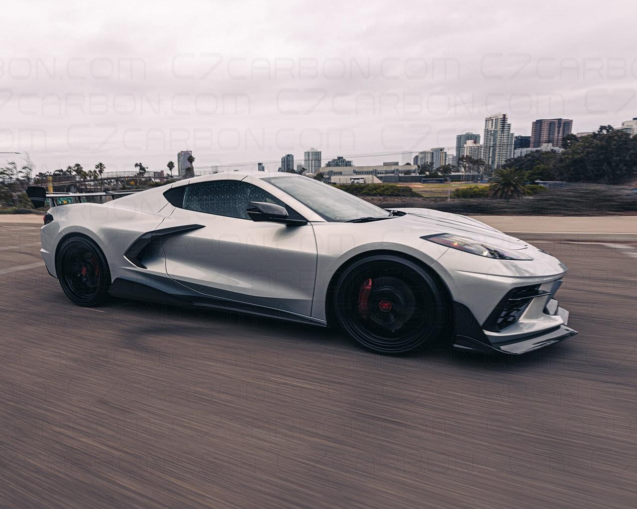 Corvette C8 Carbon Fiber Front Splitter Stage 2 – C7 Carbon