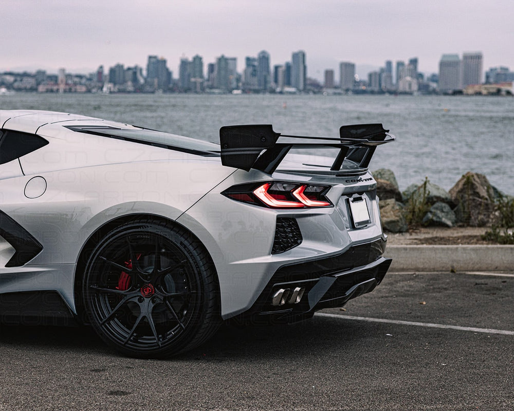 Corvette C8 Rear Spoiler & Wing Upgrades | C7 Carbon