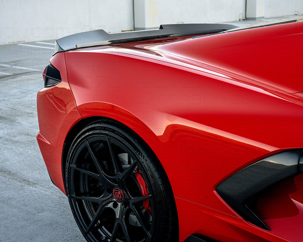 Corvette C8 Rear Spoiler & Wing Upgrades | C7 Carbon