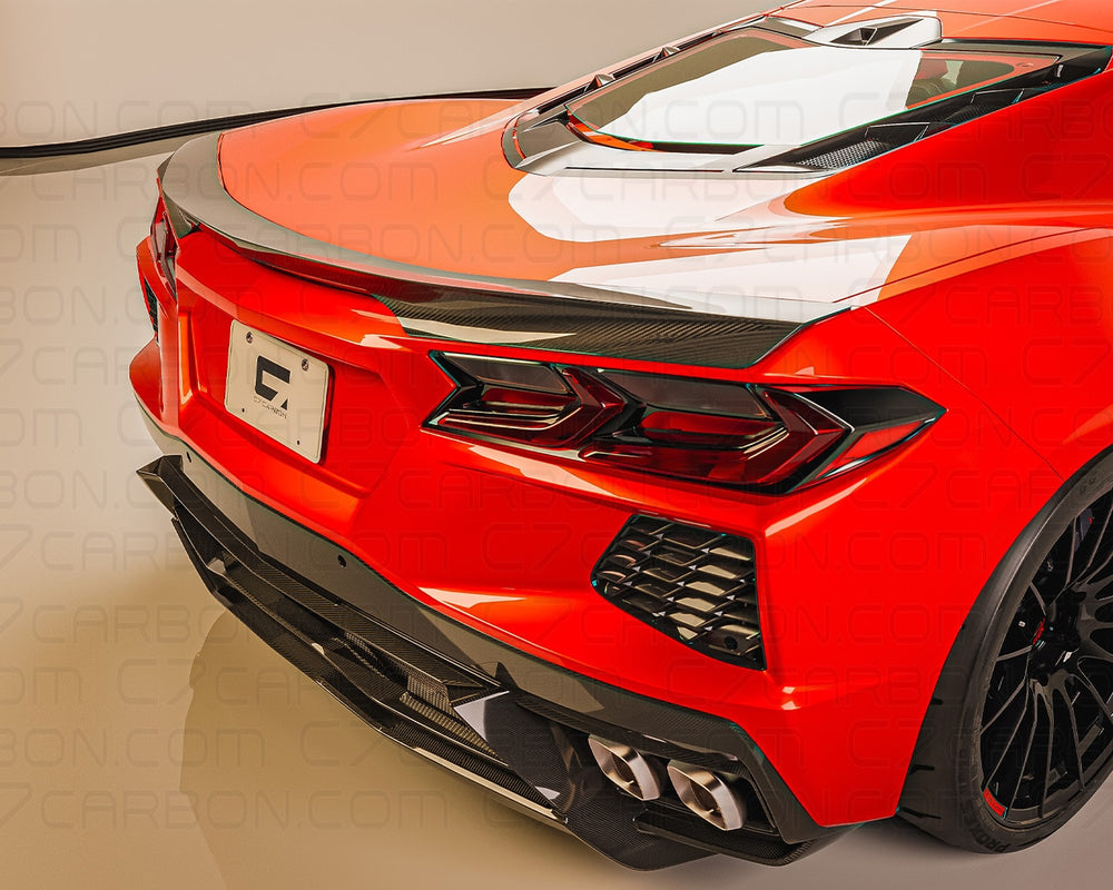 Corvette C8 Rear Spoiler & Wing Upgrades | C7 Carbon