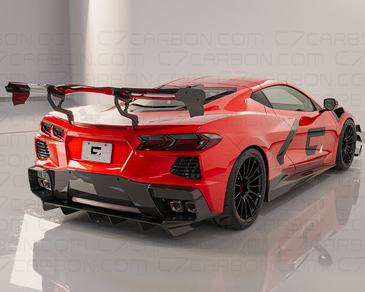Corvette C8 Stage 3 Carbon Fiber Diffuser Upgrade – C7 Carbon