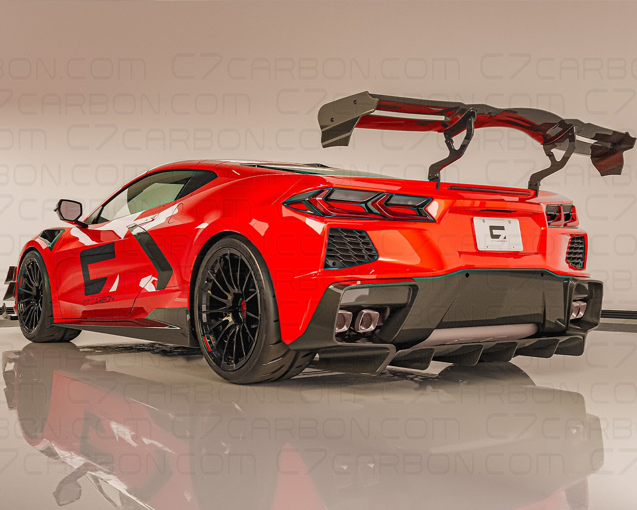 Corvette C8 Stage 3 Carbon Fiber Diffuser Upgrade – C7 Carbon