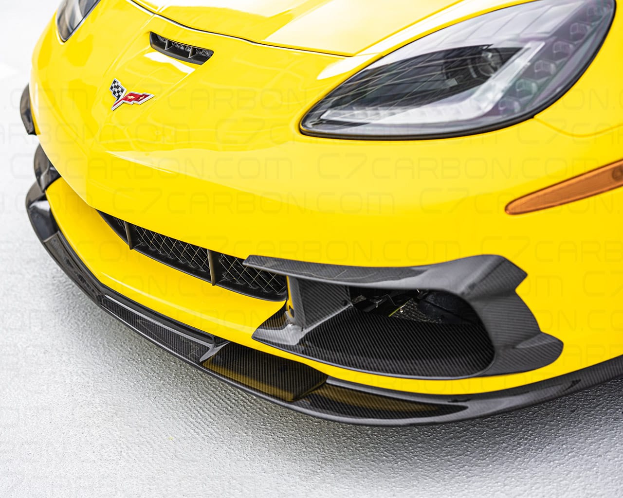 Corvette C6 ZR1 Front Splitter - Carbon Fiber Lip – C7 Carbon