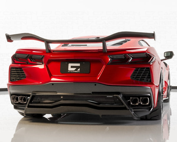 Corvette C8 Stingray Z06 Style Rear Wing Upgrade – C7 Carbon