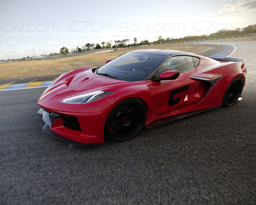 Corvette C8R Style Wide Body Kit & Carbon Fiber Parts – C7 Carbon