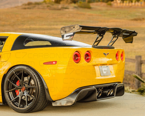 Corvette C7 Chassis Mounted Rear Wing | Legacy – C7 Carbon