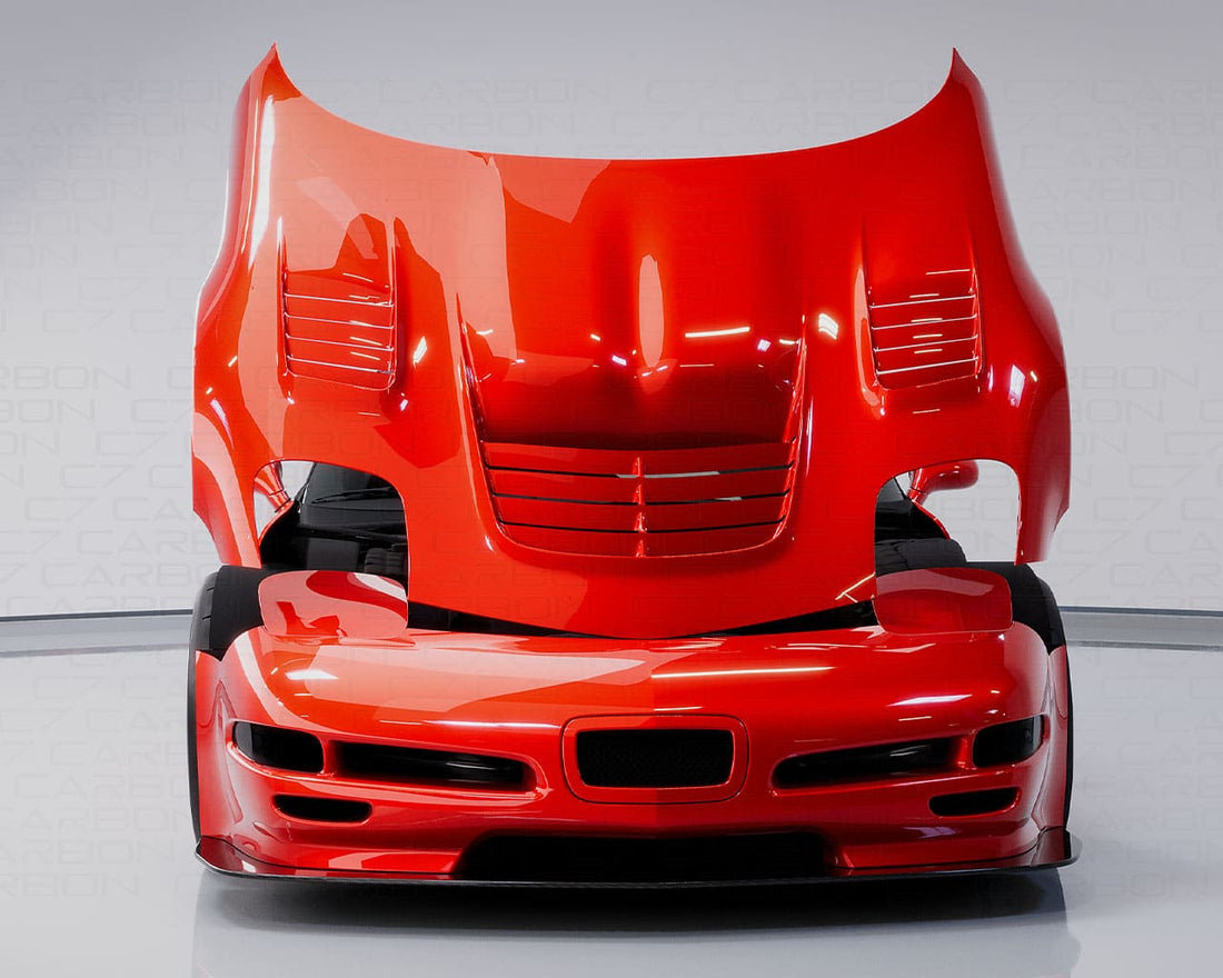 Wide Body Kit | Corvette C5 | C5R Racing GT-Class Style – C7 Carbon