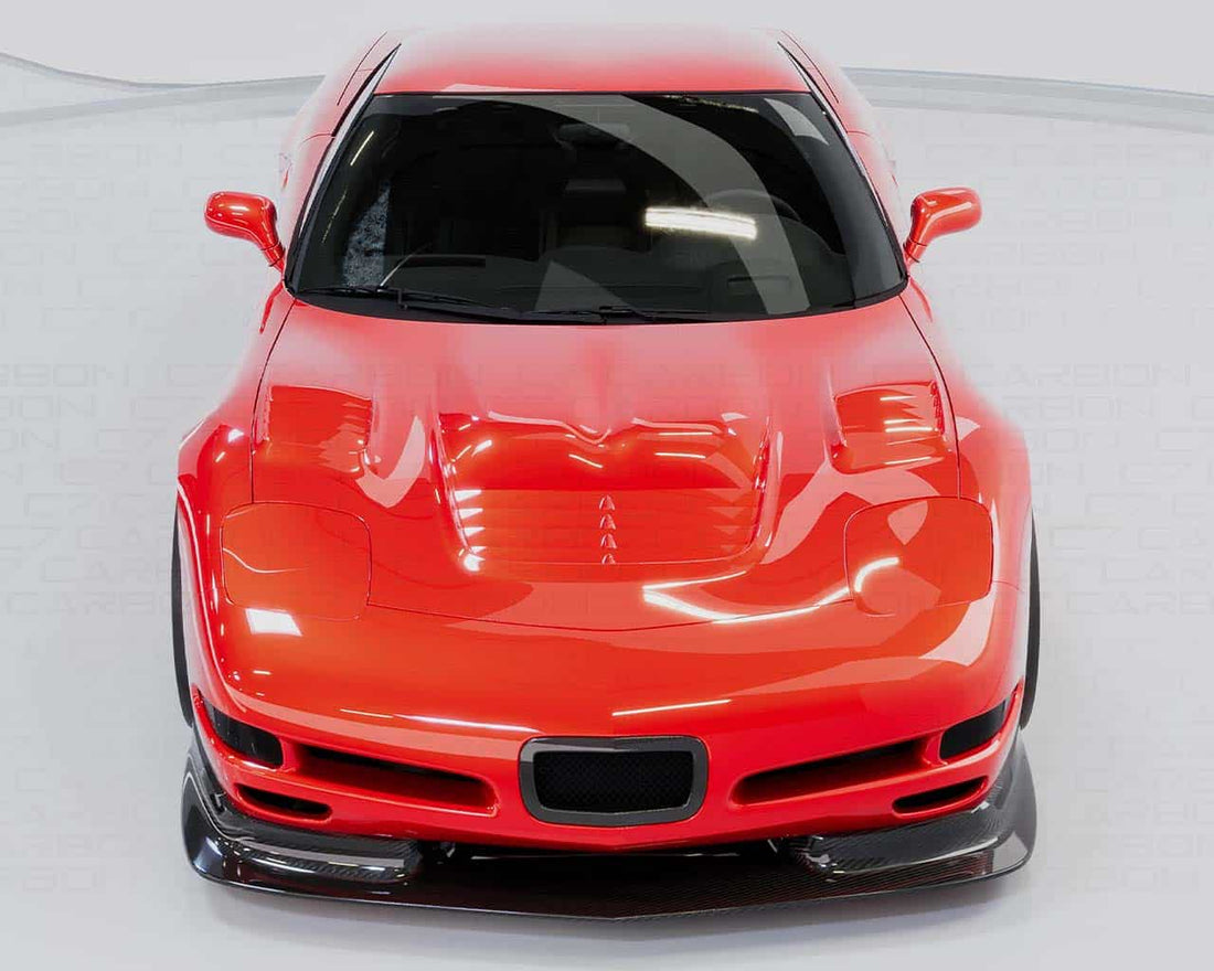 Corvette C5 Wide Body Front Fenders Upgrade Kit – C7 Carbon