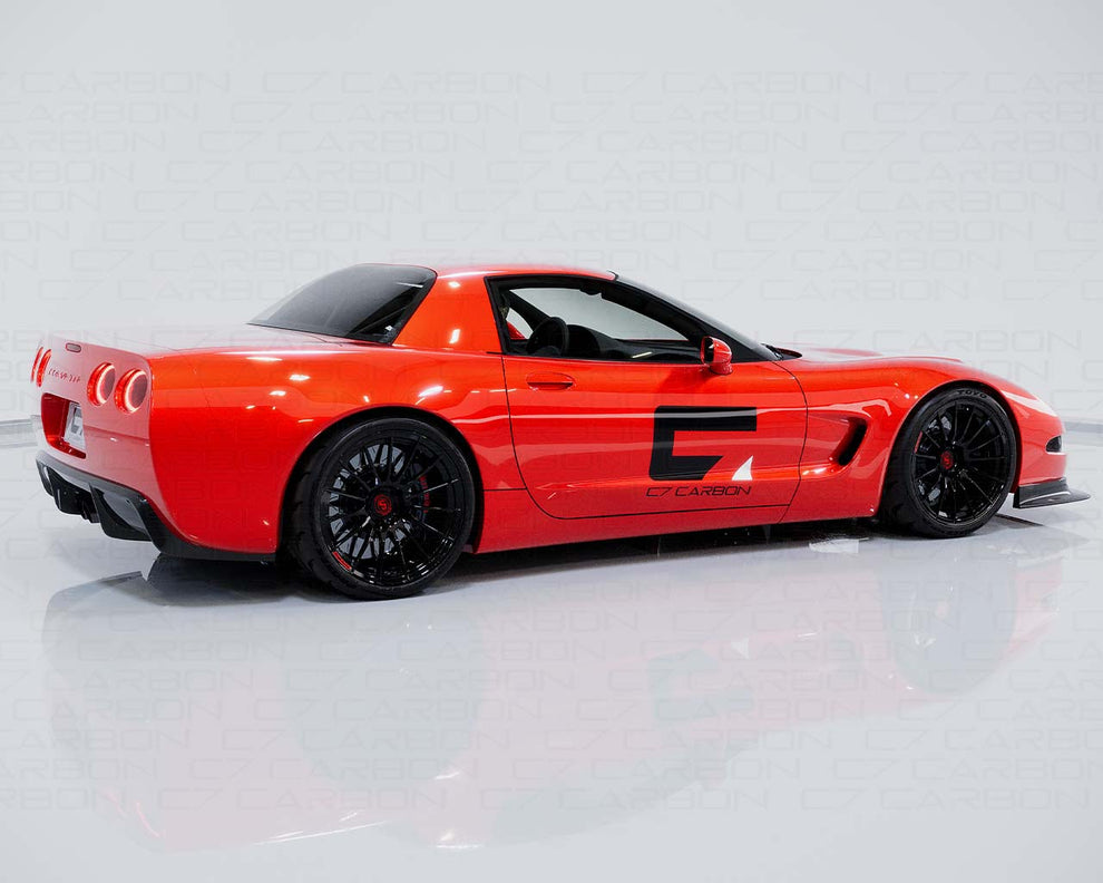 Corvette C5 Wide Body Front Fenders Upgrade Kit – C7 Carbon