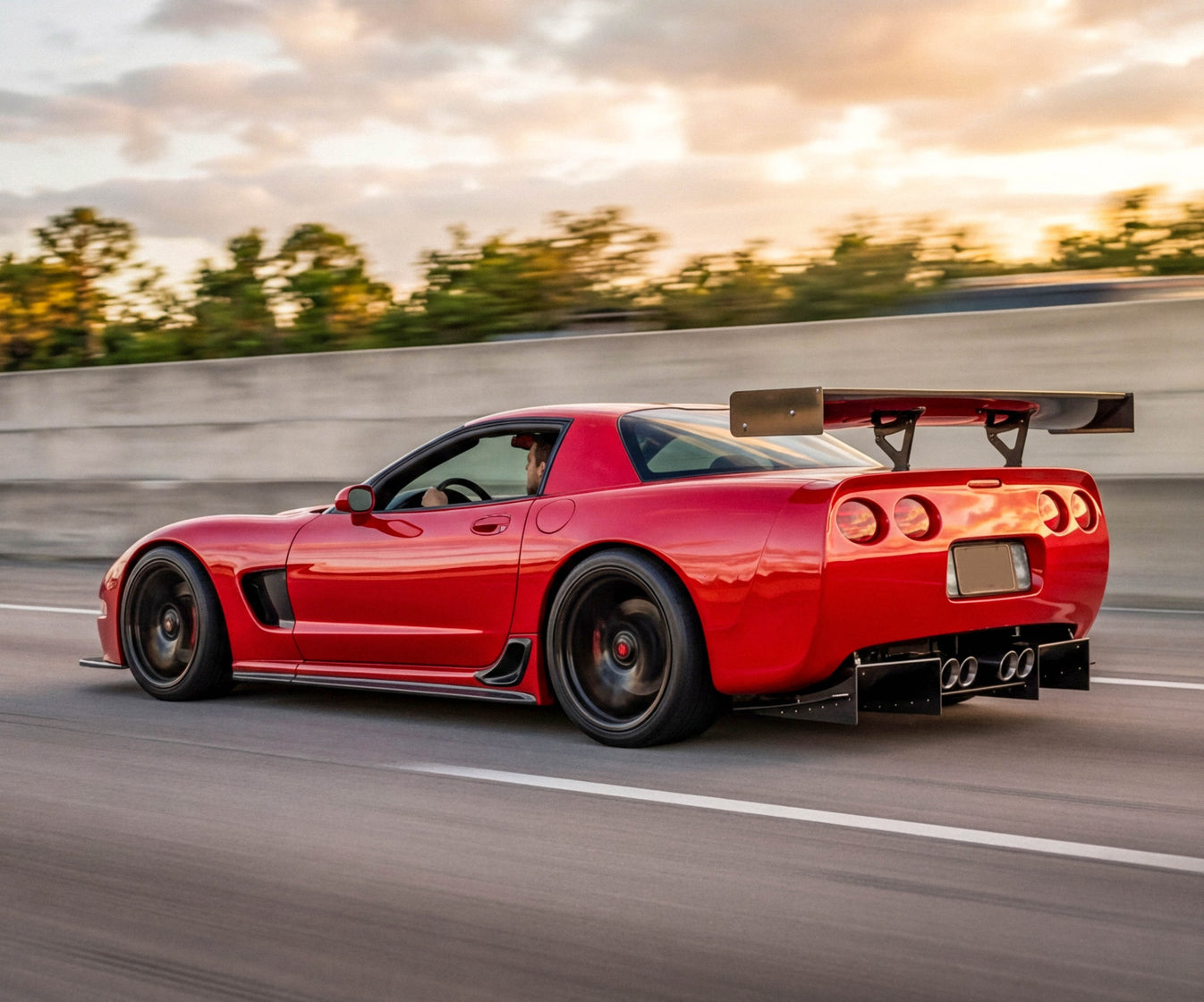 Wide Body Kit | Corvette C5 | C5R Racing GT-Class Style – C7 Carbon