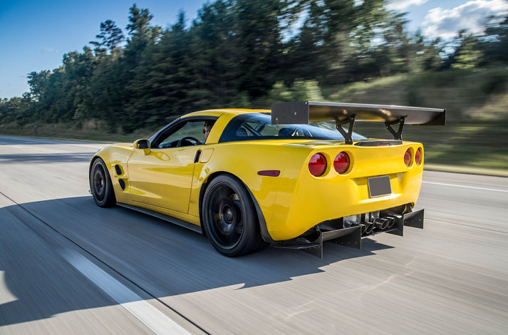 C6R GT High Downforce Rear Wing – C7 Carbon