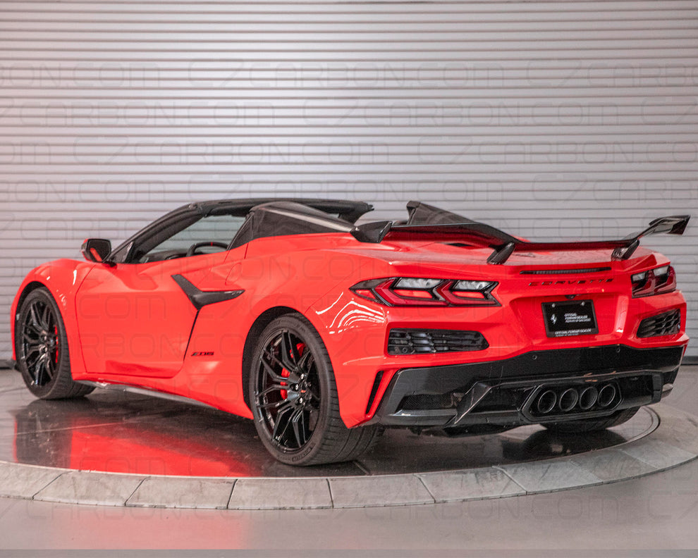 Corvette C8 Z06 Z07 Carbon Fiber High Wing Spoiler – C7 Carbon